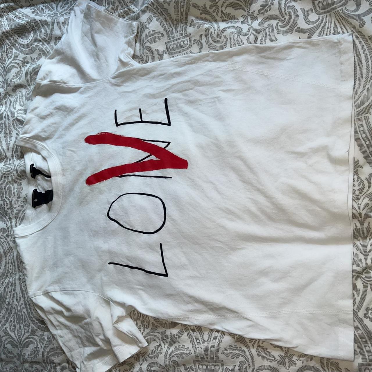 White Vlone “Love/Lone” Tee ️ Such a hard tee and... - Depop