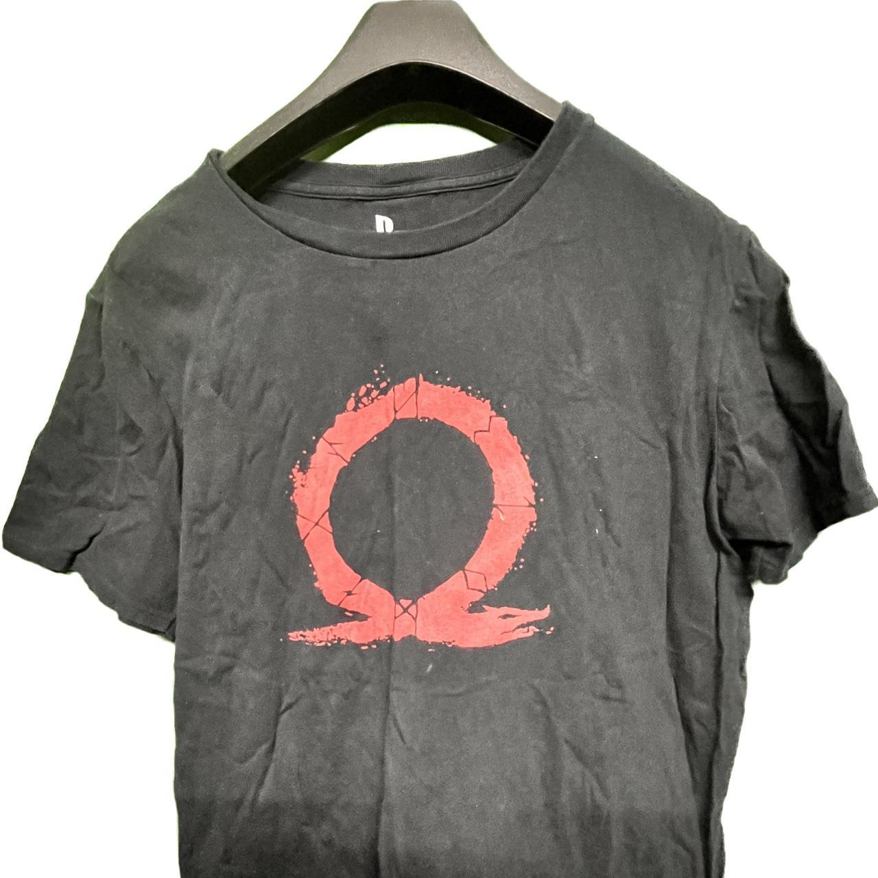 Sony Men's Black and Red T-shirt | Depop