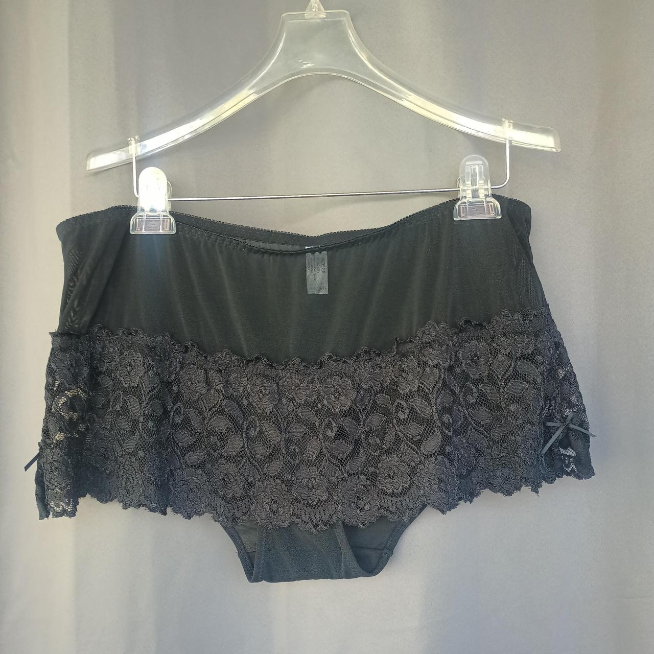 Sexy mesh and lace skirted panties by Cabernet in a... - Depop
