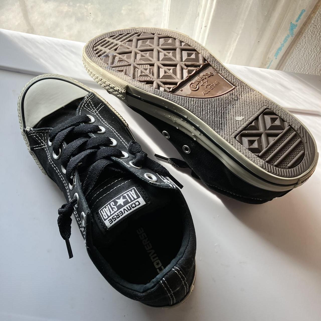 Black converse Size 5 in woman’s ‼️ in good... - Depop
