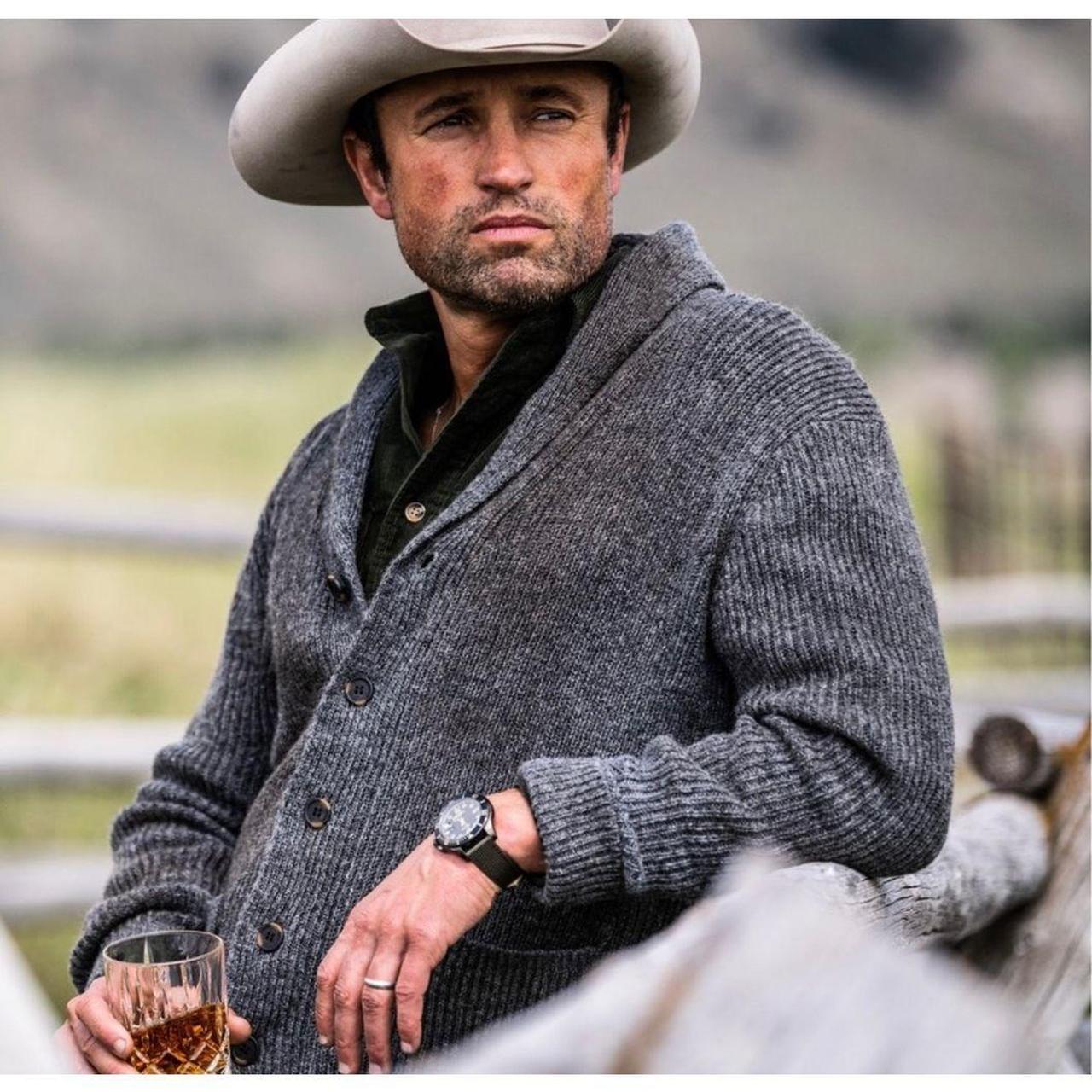 Line of Trade Mens Dockside Shawl Cardigan Sweater ... - Depop