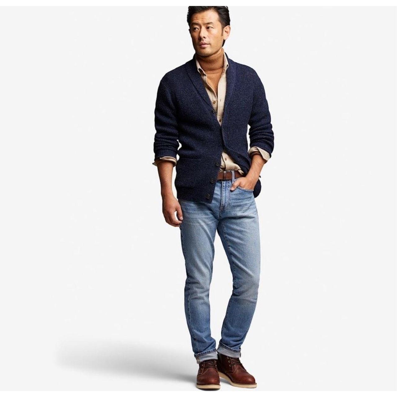 Line of Trade Mens Dockside Shawl Cardigan Sweater ... - Depop