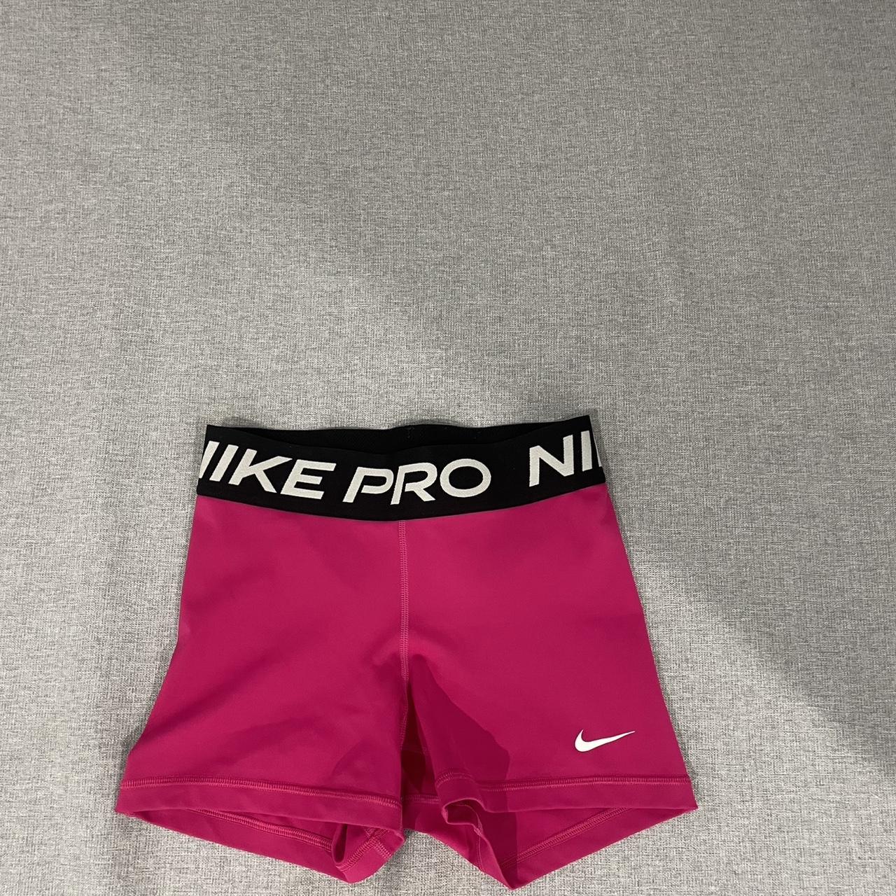 hot pink nike pros size: xs | Depop
