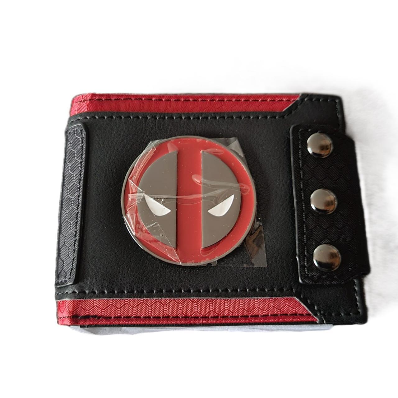 Mens Deadpool wallet with popper closure. New... - Depop