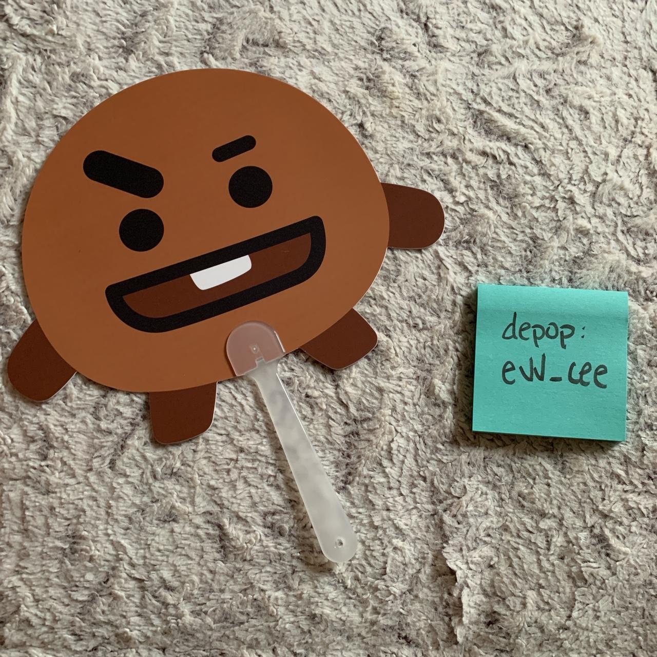 BTS bt21 yoongi Suga shooky hand fan #bts #bt21... - Depop