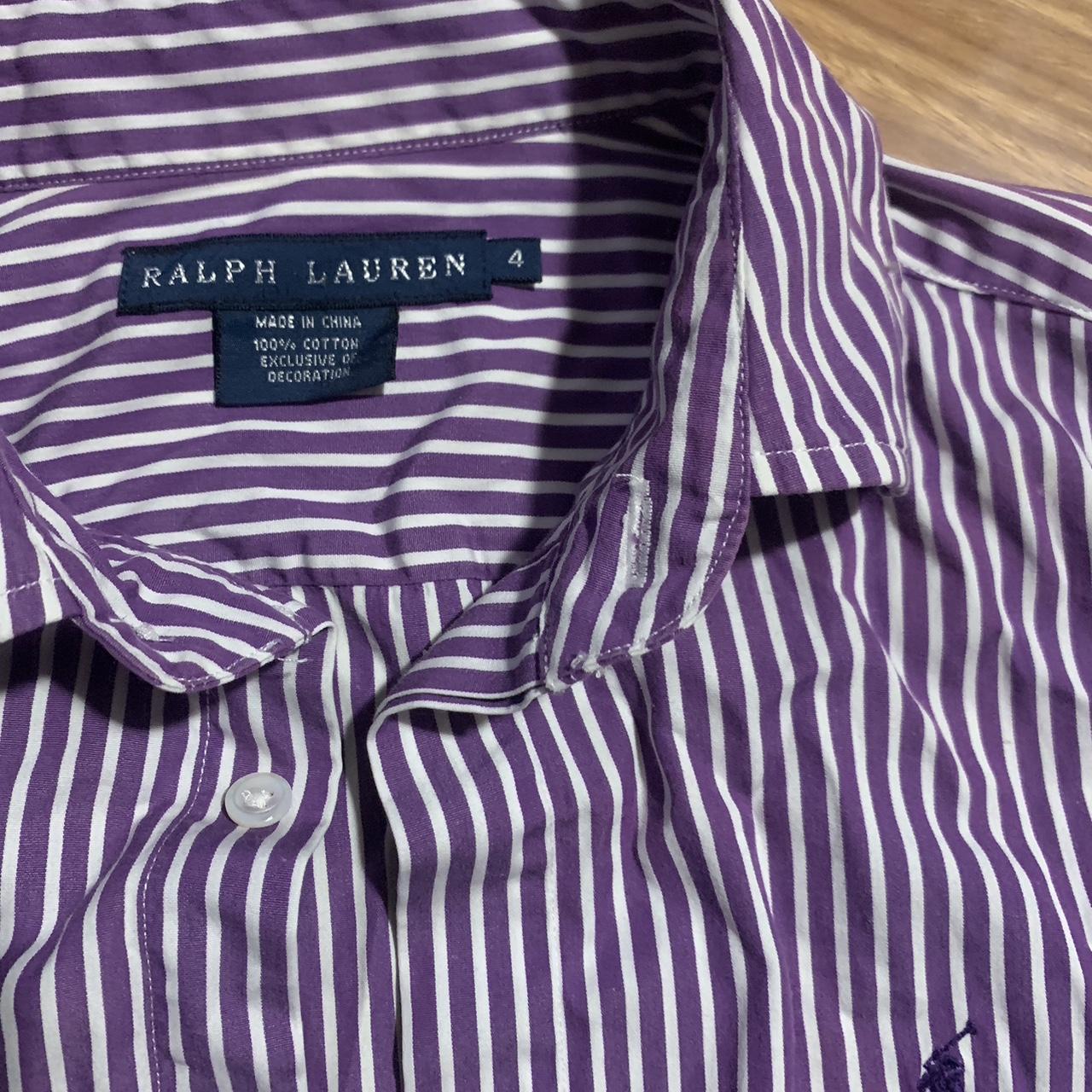 Purple short sleeve Ralph Lauren... - Depop
