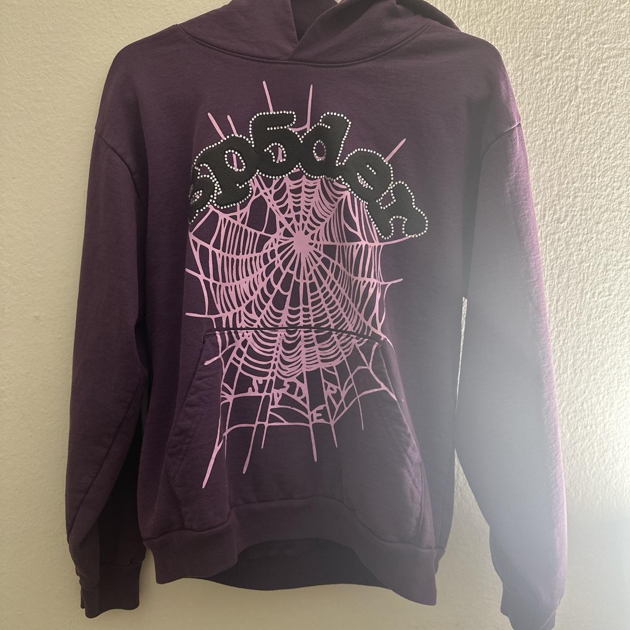 Sp5der hoodie purple grape. No this isnt rep, i... - Depop