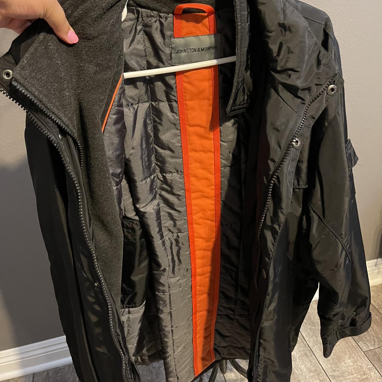 JOHNSTON & MURPHY Zip Up Jacket Size doesn’t say so... - Depop