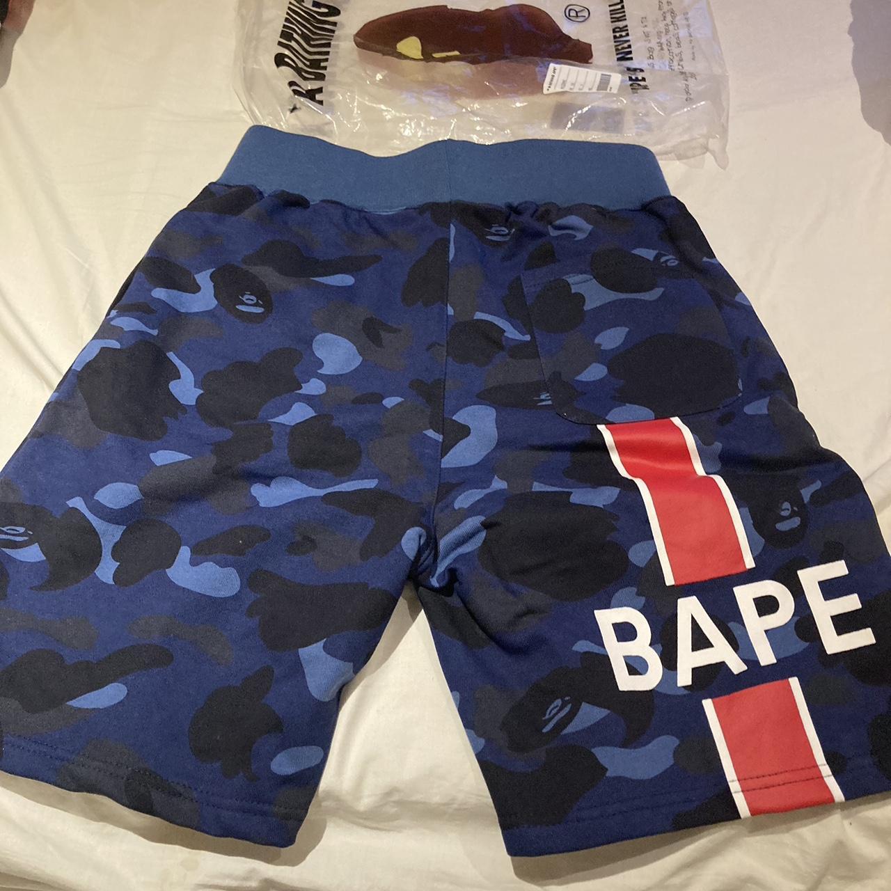 BAPE X PSG SHORTS M Brother left for collage and... - Depop