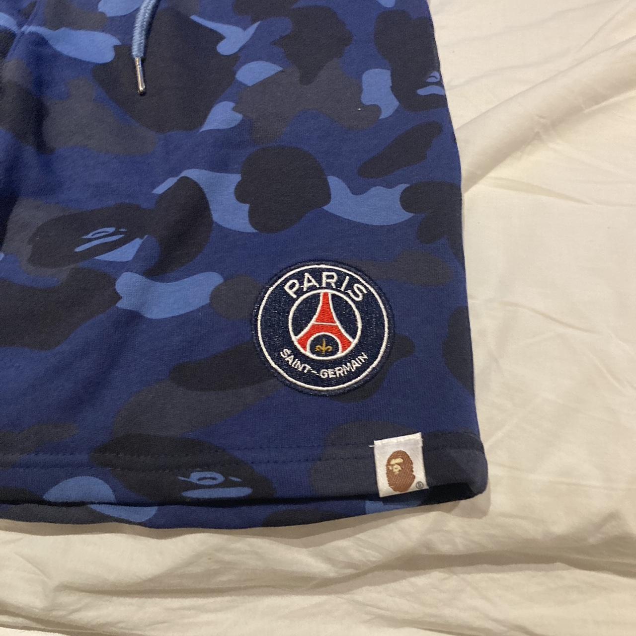 BAPE X PSG SHORTS M Brother left for collage and... - Depop