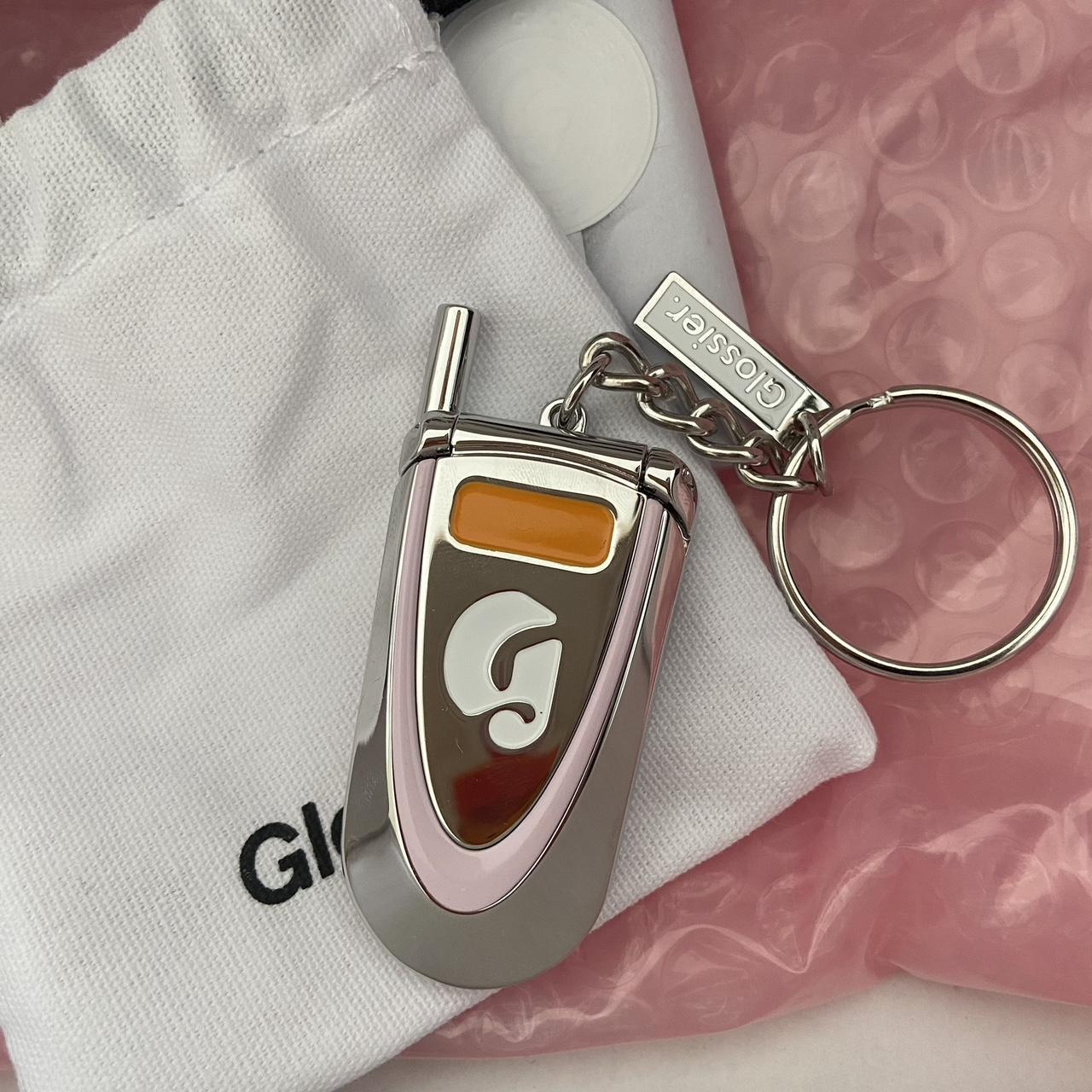 Glossier la limited keychain Comes with full... - Depop