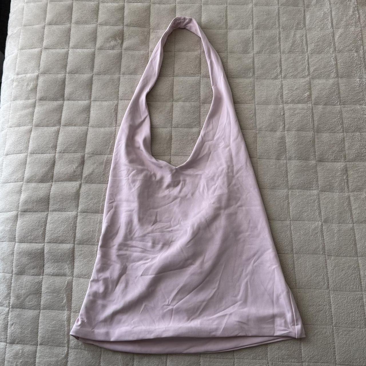 supre luxe halter top in polly pink (S) — never worn... | Depop