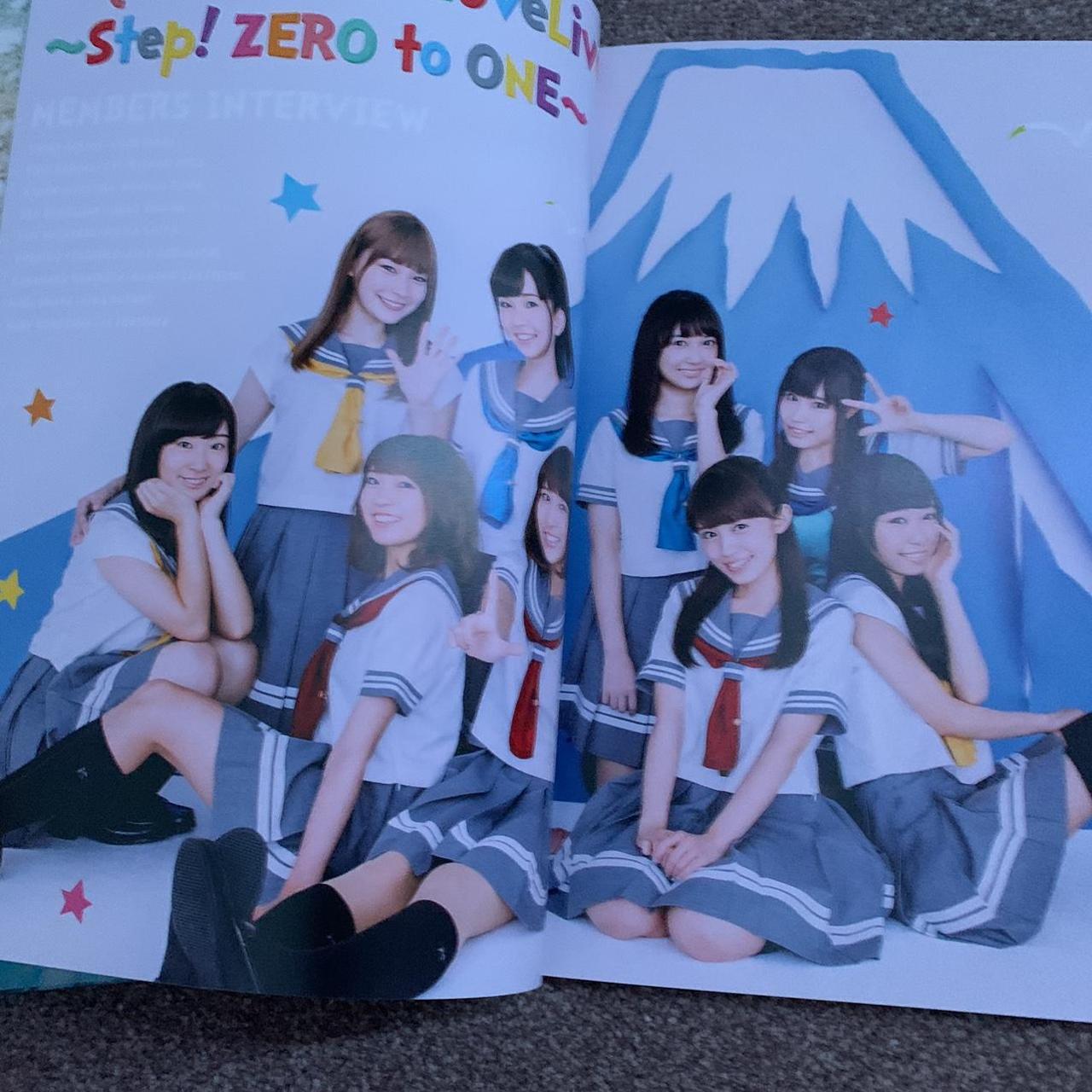 Aqours 1st live pamphlet, contains character... - Depop