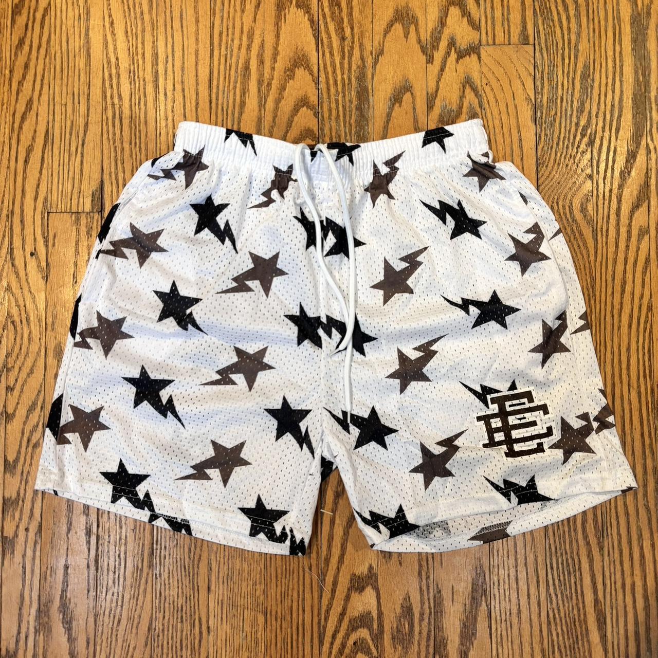 mesh shorts for summer 5 inch inseam size... - Depop