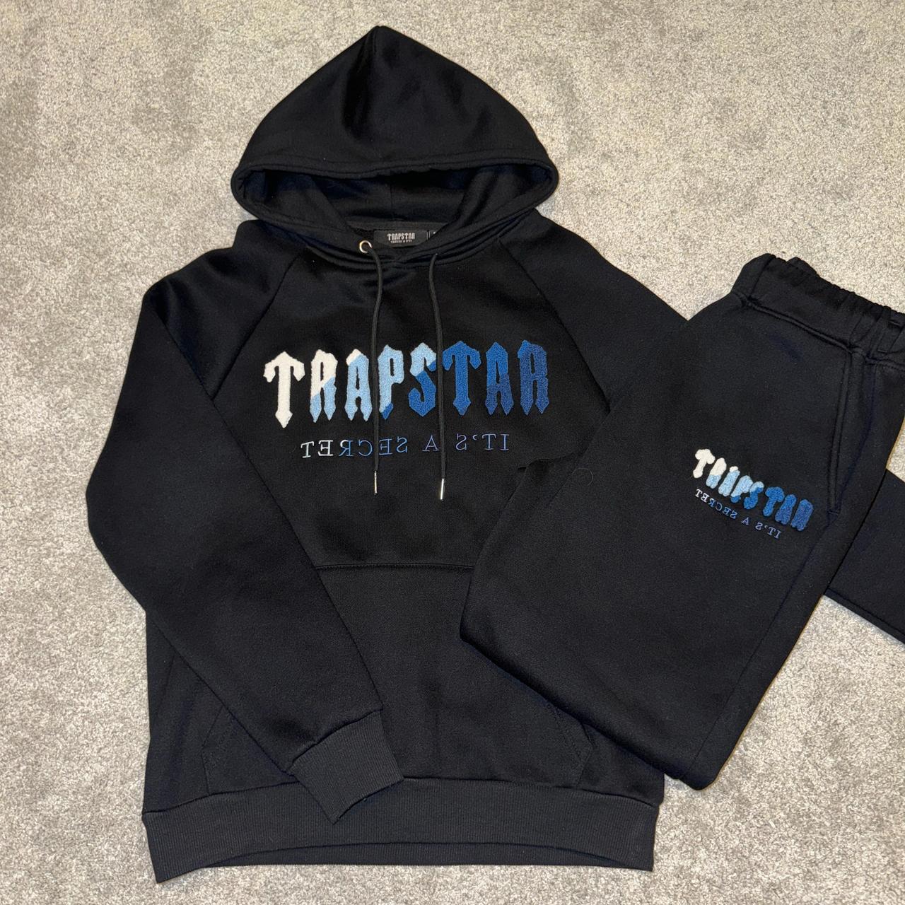 Trapstar blue tracksuit Size - S - Depop