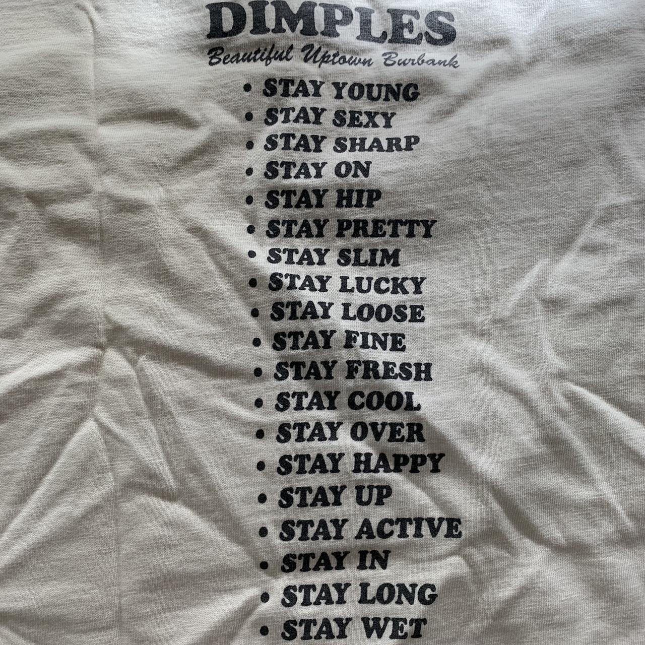 Dimples Tee Size: L - Depop