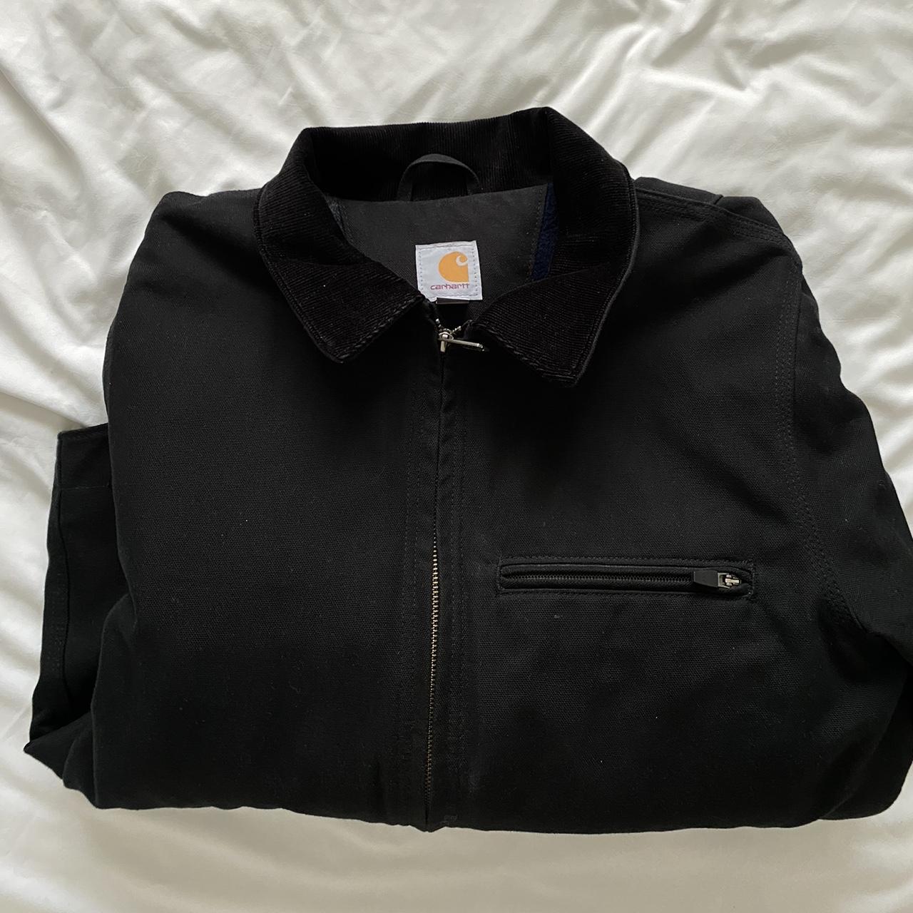 Carhartt Detroit work jacket Black Size M Work... - Depop