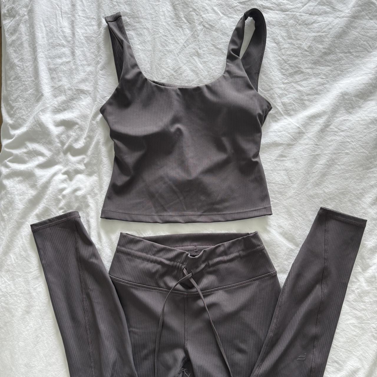 Fabletics Workout Set Ribbed leggings + tank - Depop