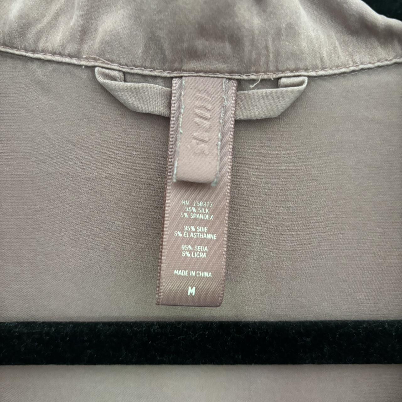 Skims pink silk pyjama sleep dress size M - Depop