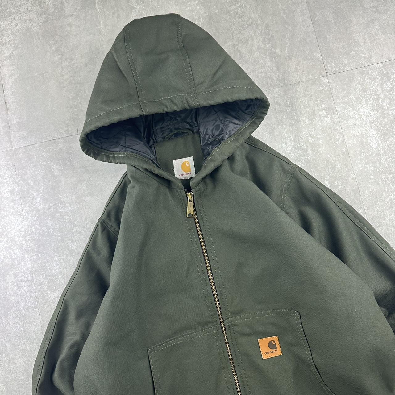 Carhartt 2000s style reworked pine/dark/forest green... - Depop