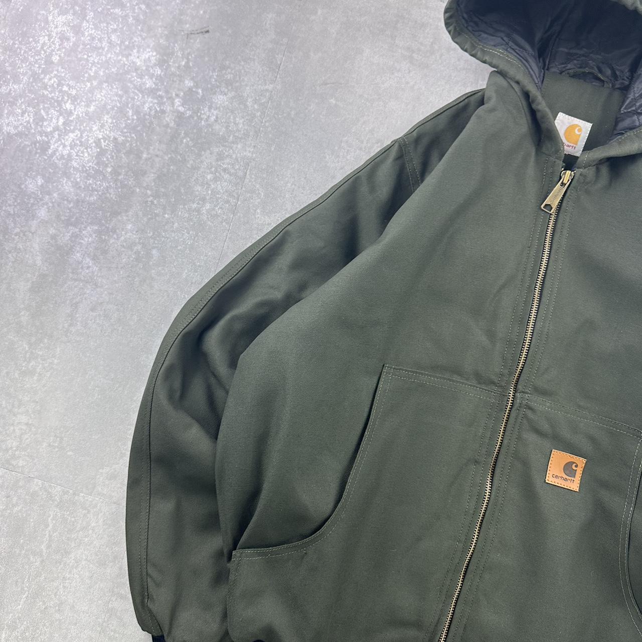 Carhartt 2000s style reworked pine/dark/forest green... - Depop