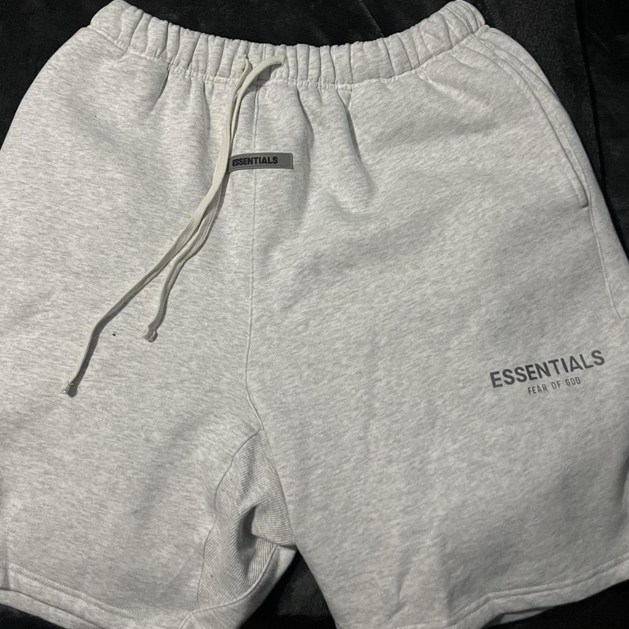 Essentials Men's Grey Shorts | Depop