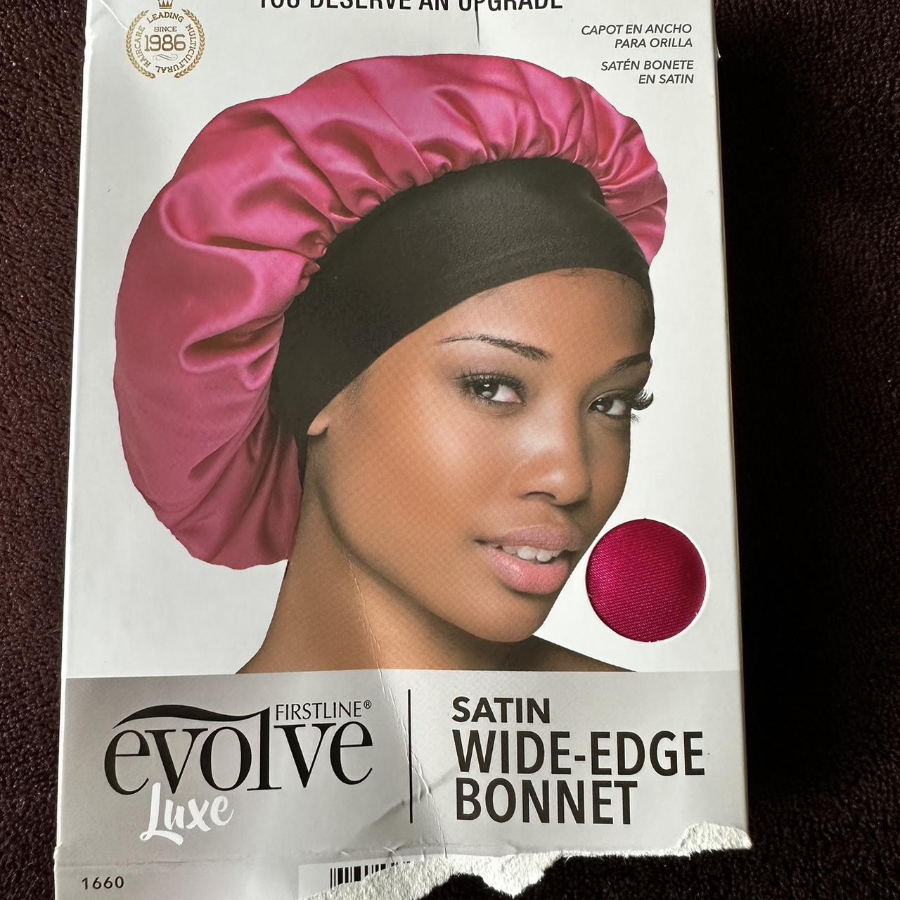 Evolve Pink Satin Bonnet New (box torn on bottom) - Depop