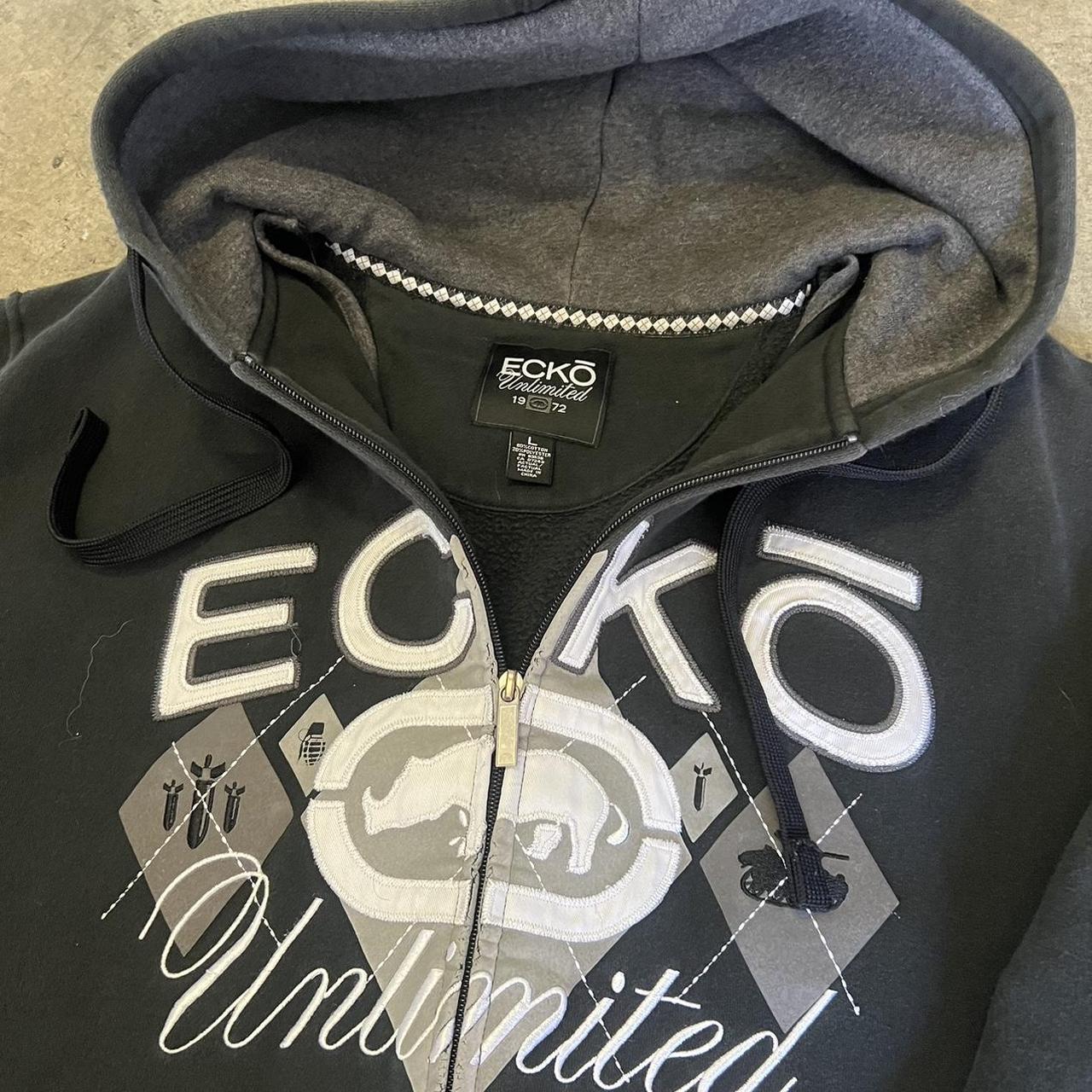 Y2K Ecko Hoodie Tagged Size L Refer to... - Depop