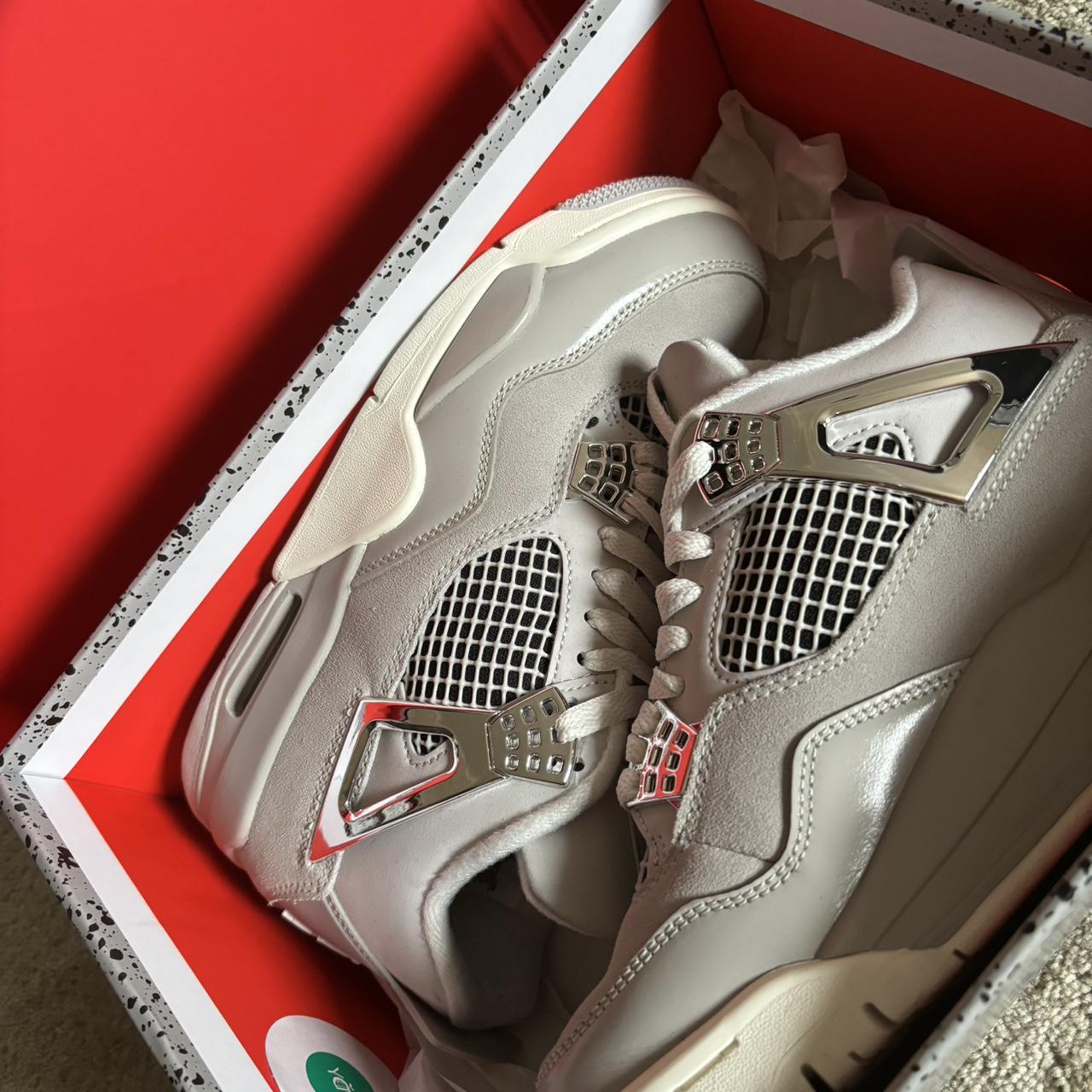 Authentic Jordan 4 frozen moments Only worn once... - Depop