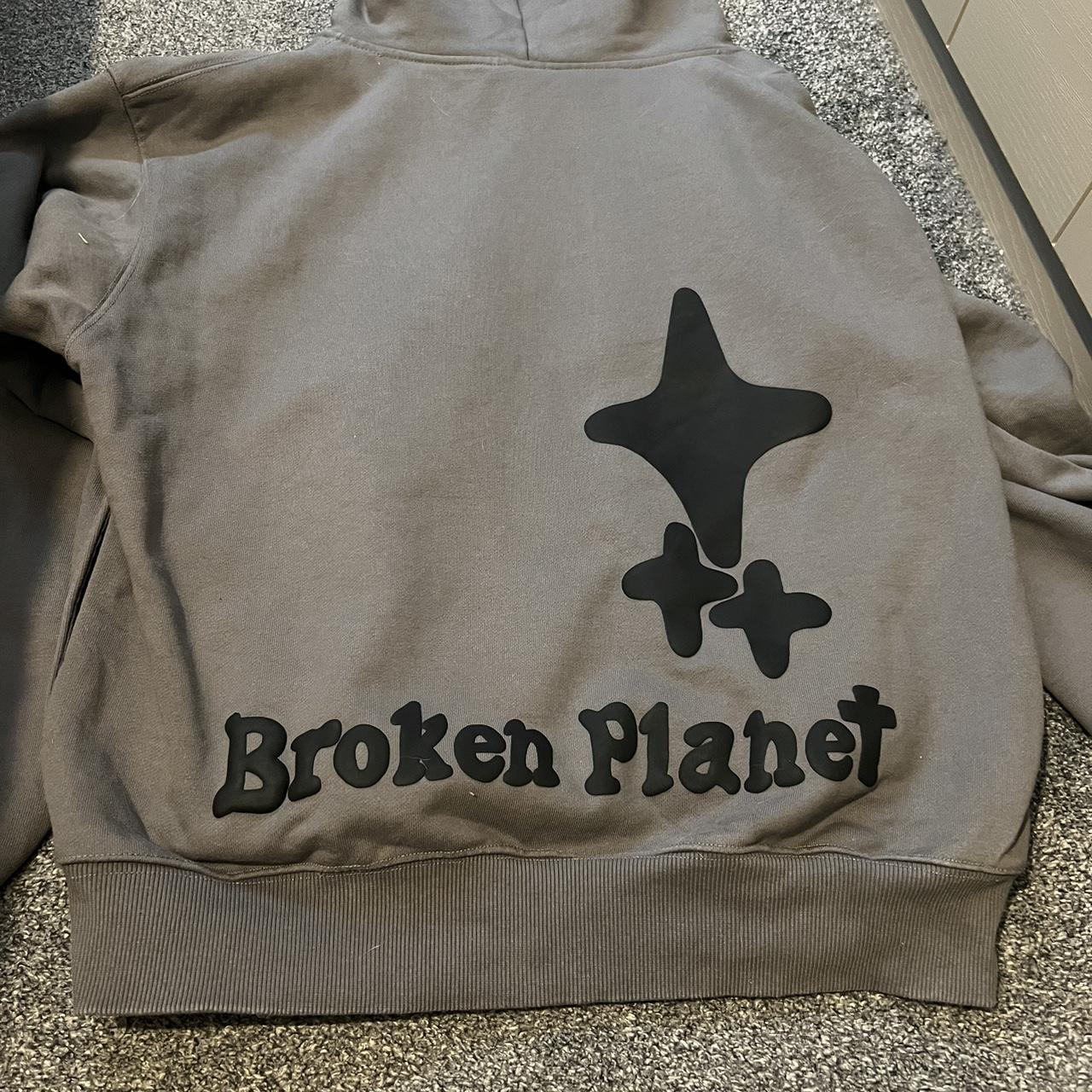•Hidden In The Dark broken planet hoodie. •Hardly... - Depop