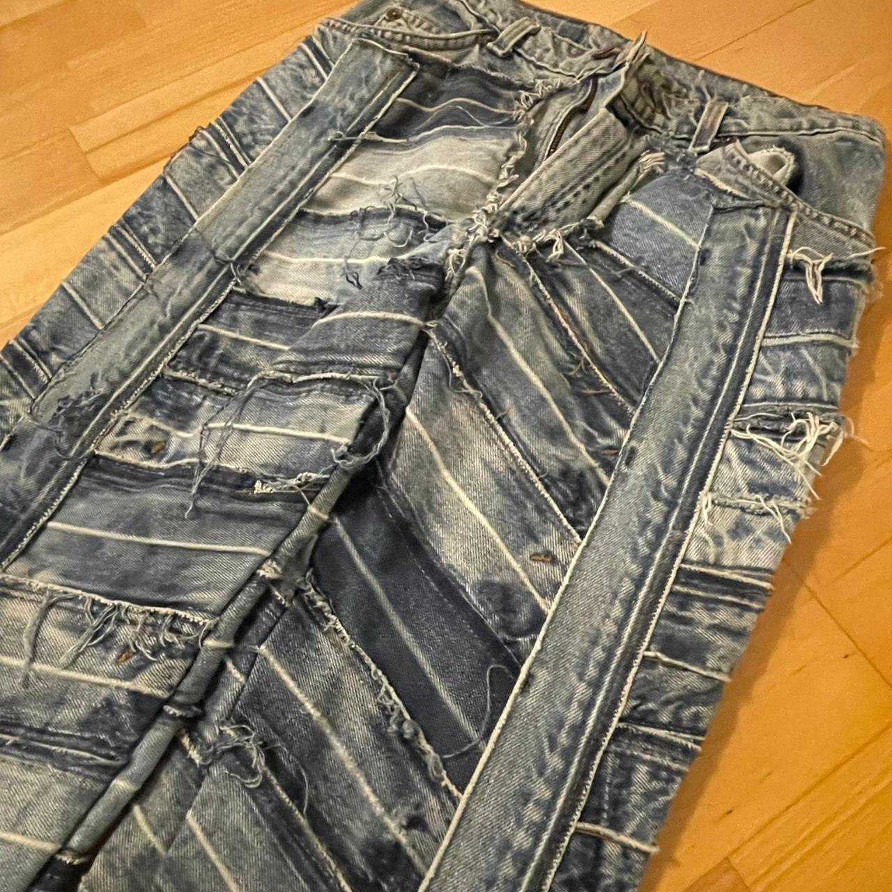 Ripped Ticila Seven Star Jeans (Seen on Yung Lean) - Depop