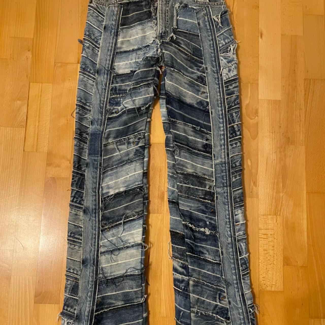 Ripped Ticila Seven Star Jeans (Seen on Yung Lean) - Depop