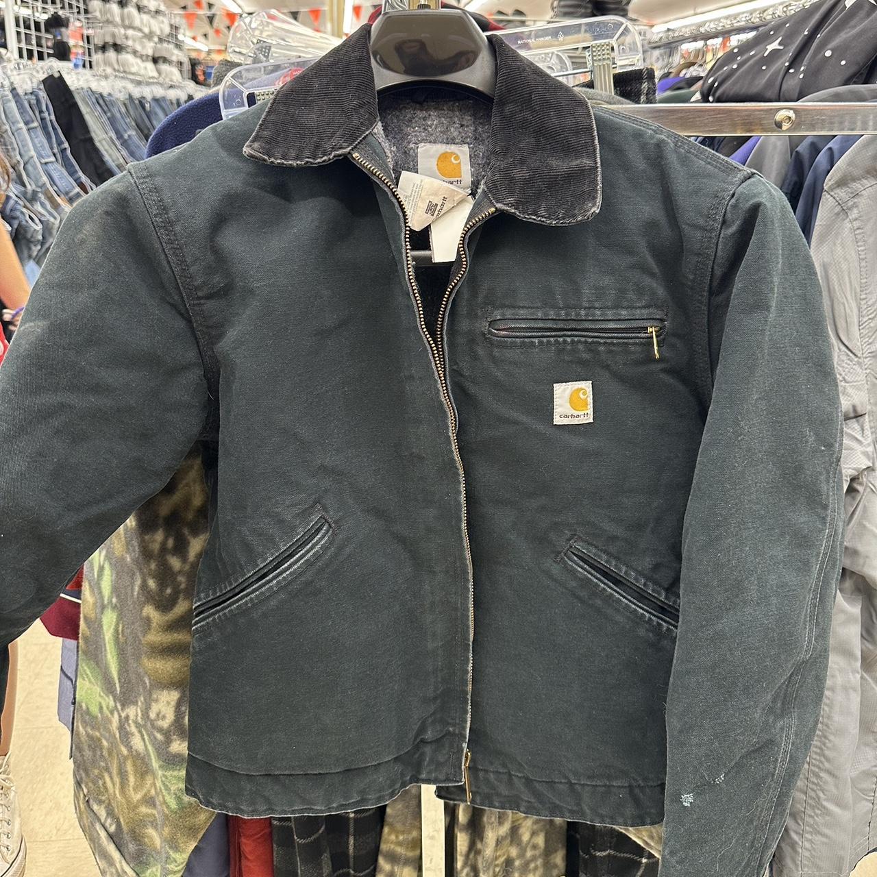 Vintage Carhartt Detroit jacket J01 -very few made... - Depop