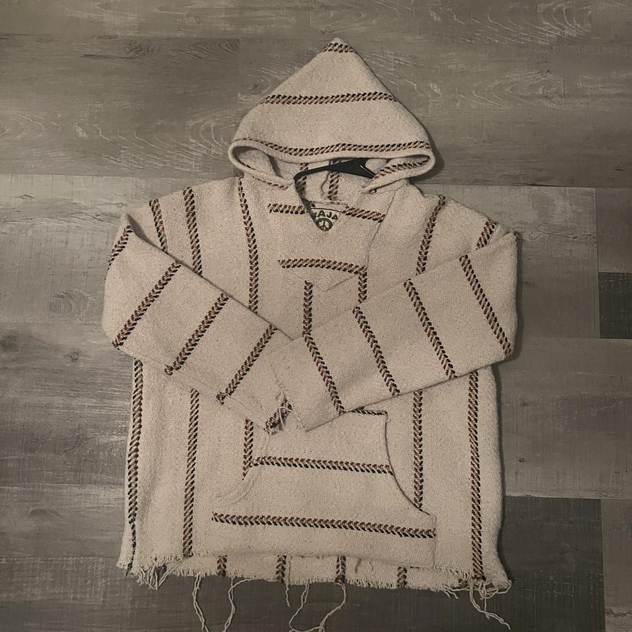 cropped and frayed drug rug worn twice size m DM... - Depop