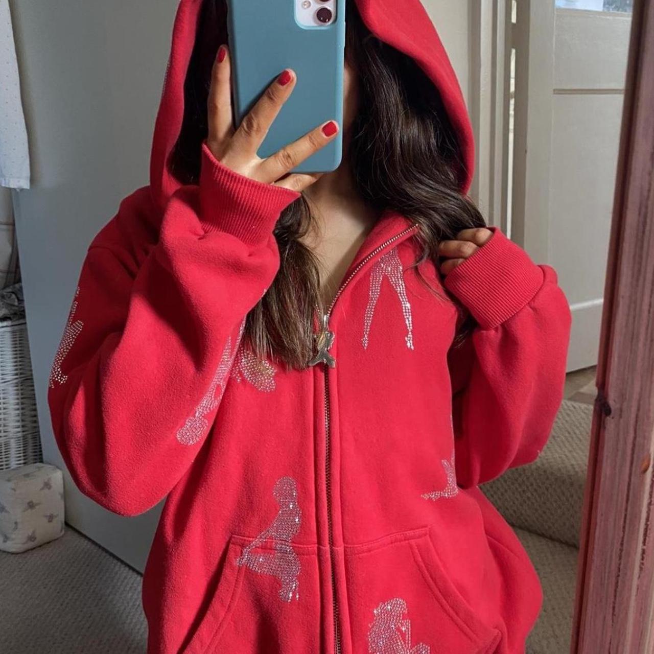 super comfy red unrealistic ideas / named collective... - Depop