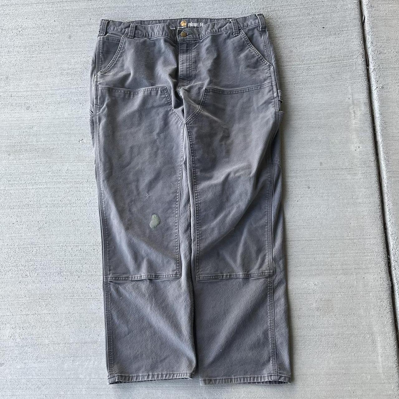SUPER TUFF CARHARTT DOUBLE KNEES super baggy... - Depop