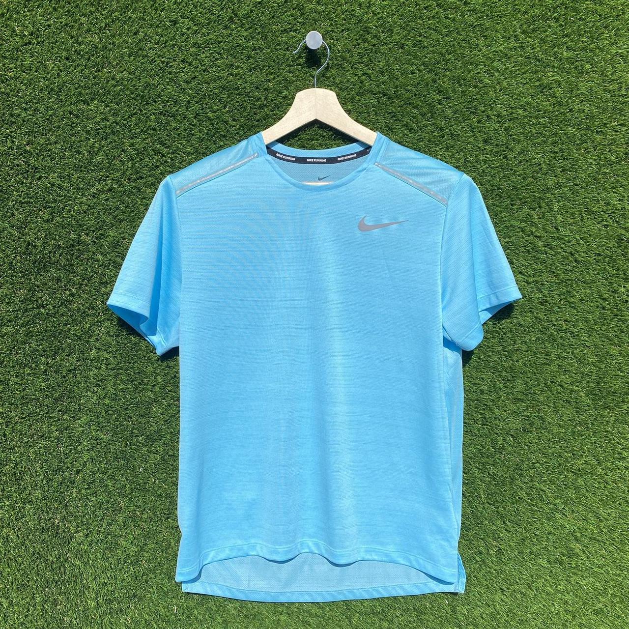 Men’s Nike Baby Light Blue Reflective Miler 1.0... - Depop