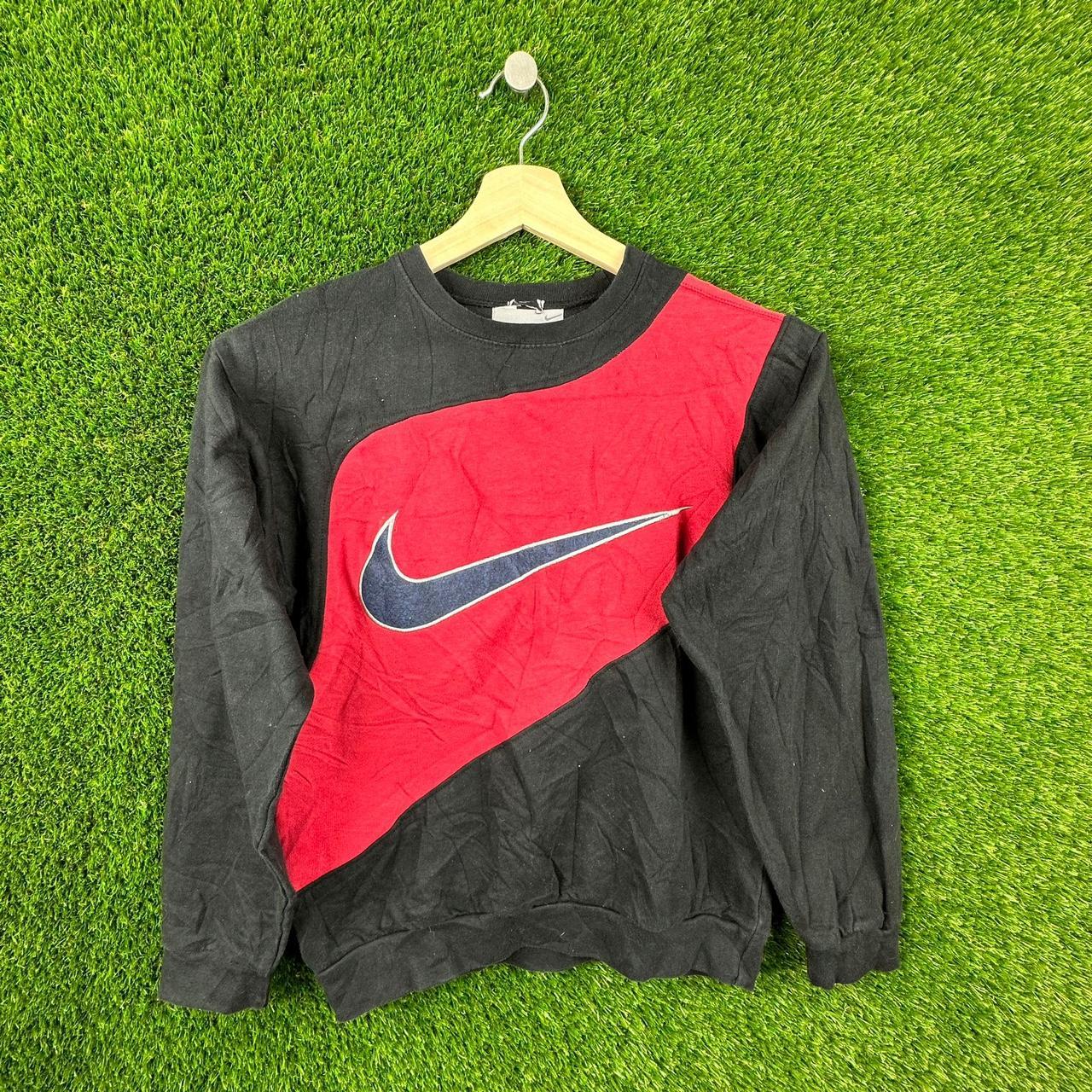 Men’s Vintage Style Nike Reworked Sweatshirt Large... - Depop