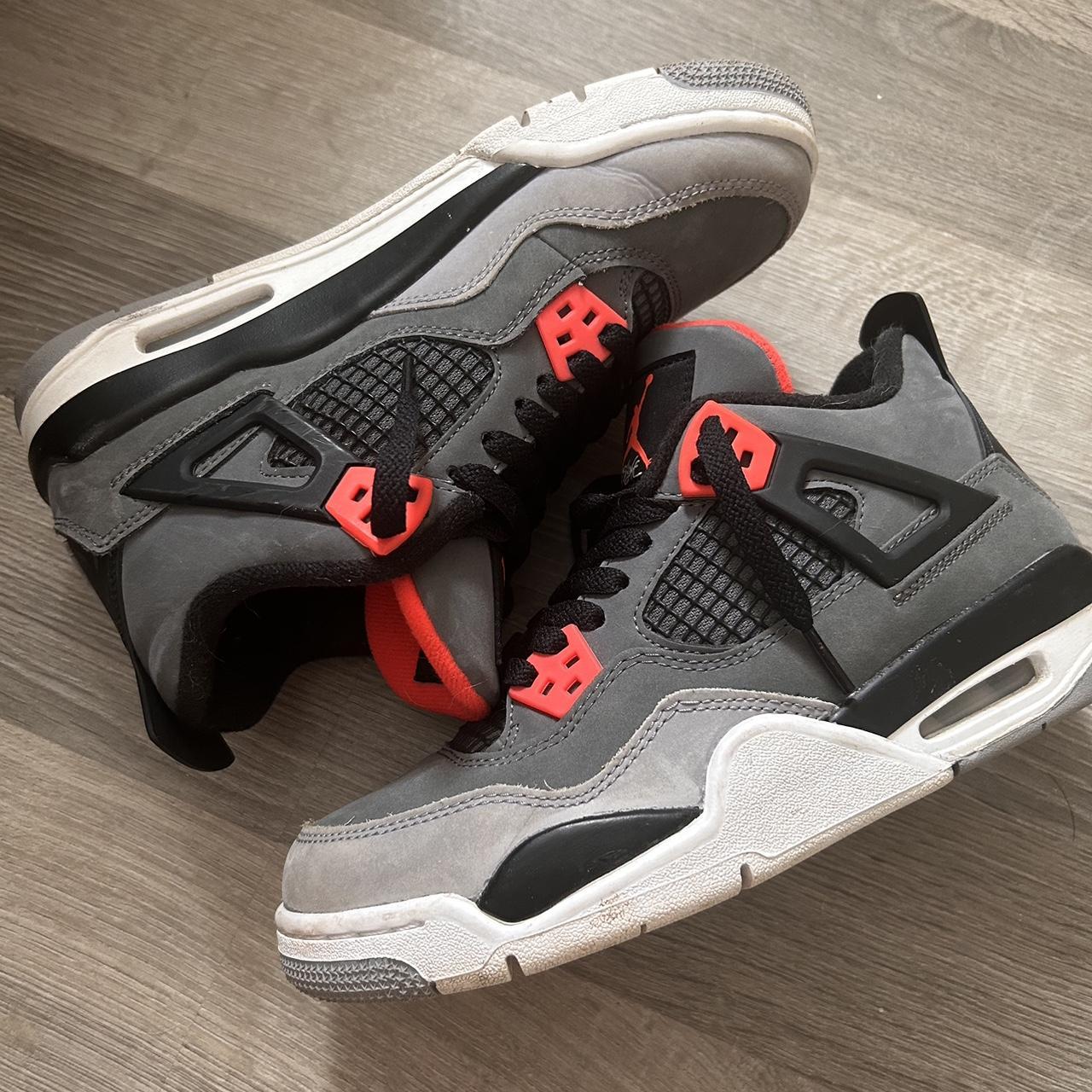 jordan 4s, worn abit just need a clean no obvious... - Depop