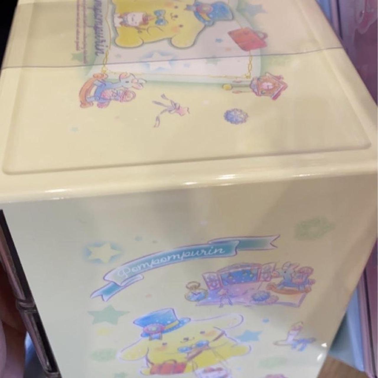 Sanrio Miniso Pompompurin Storage Box with drawers - Depop