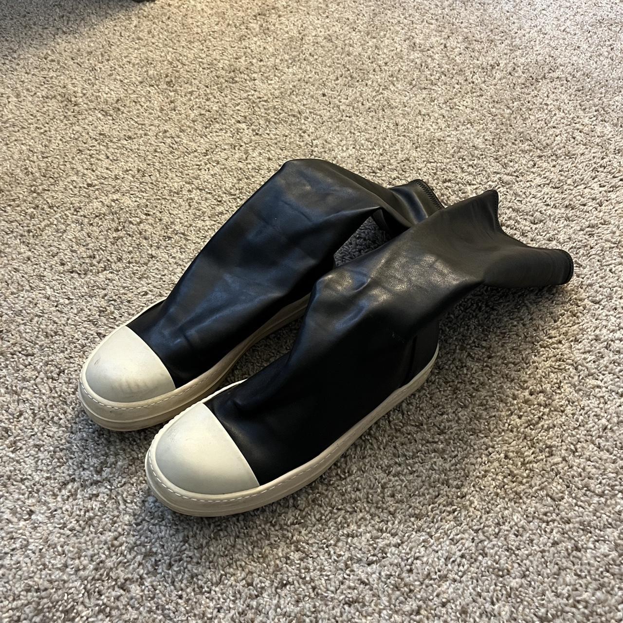 Rick Owen’s Ramones Sock shoes Fit 8-8.5 Men’s No box | Depop