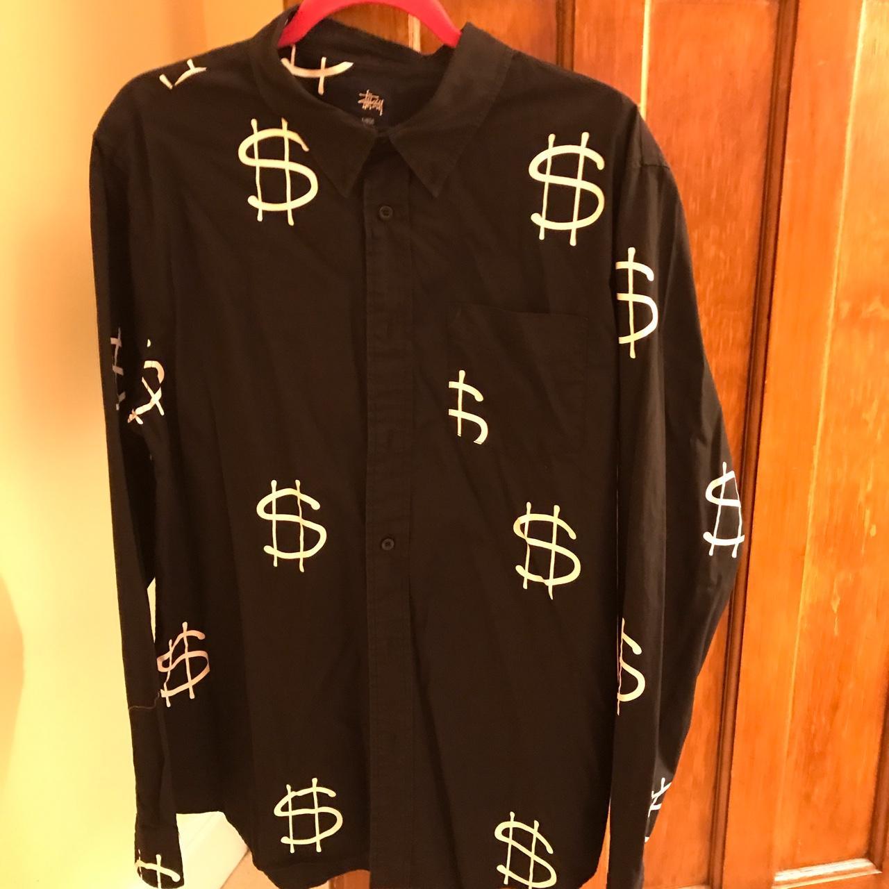 Stussy dollar sign shirt size XL worn once or twice.... - Depop