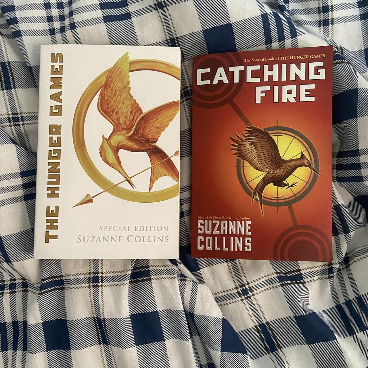 BOTH the hunger games and catching fire paperback... | Depop