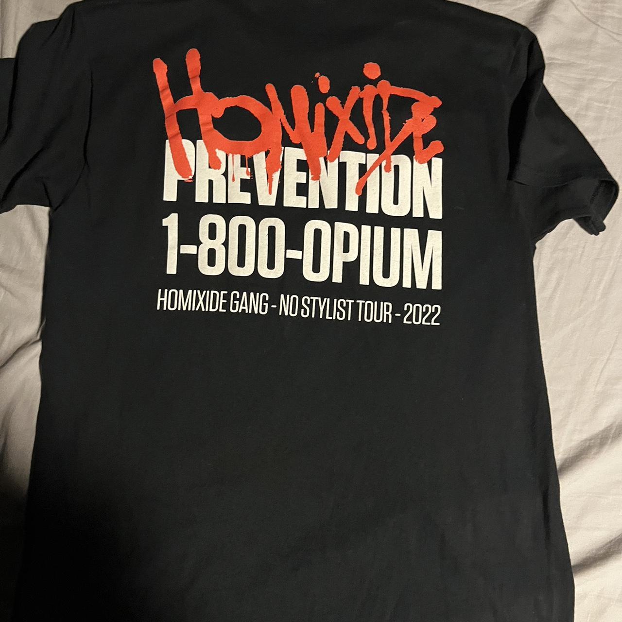 Homixide gang NOSTYLIST tour 2022 shirt - Depop