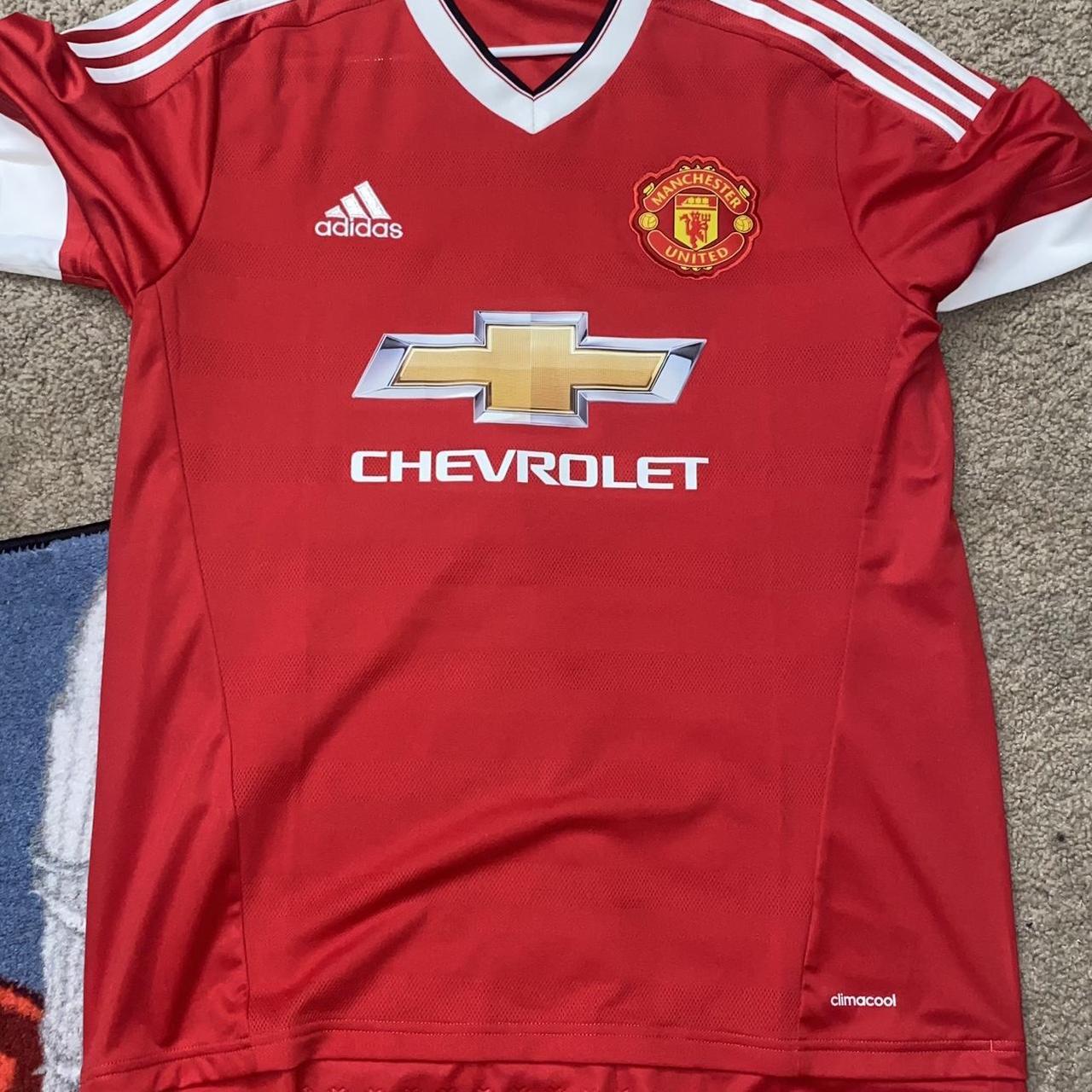 Perfect condition Chevrolet soccer jersey size L - Depop
