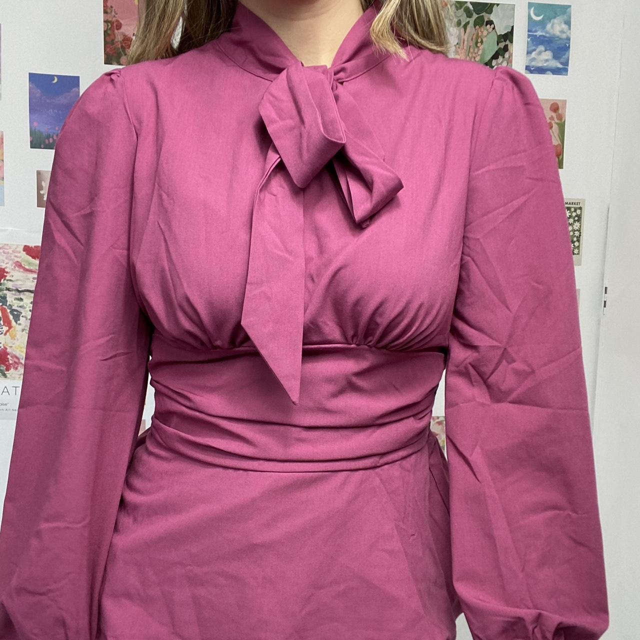 Grace Karin blouse Beautiful peplum blouse top with... - Depop