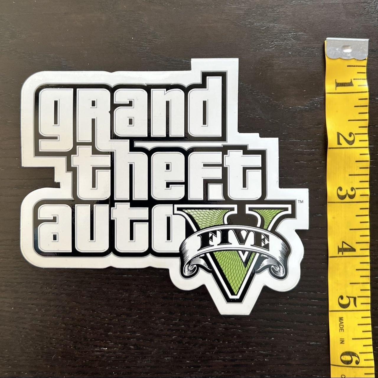 Grand Theft Auto V Sticker (1 Piece) Rockstar... - Depop