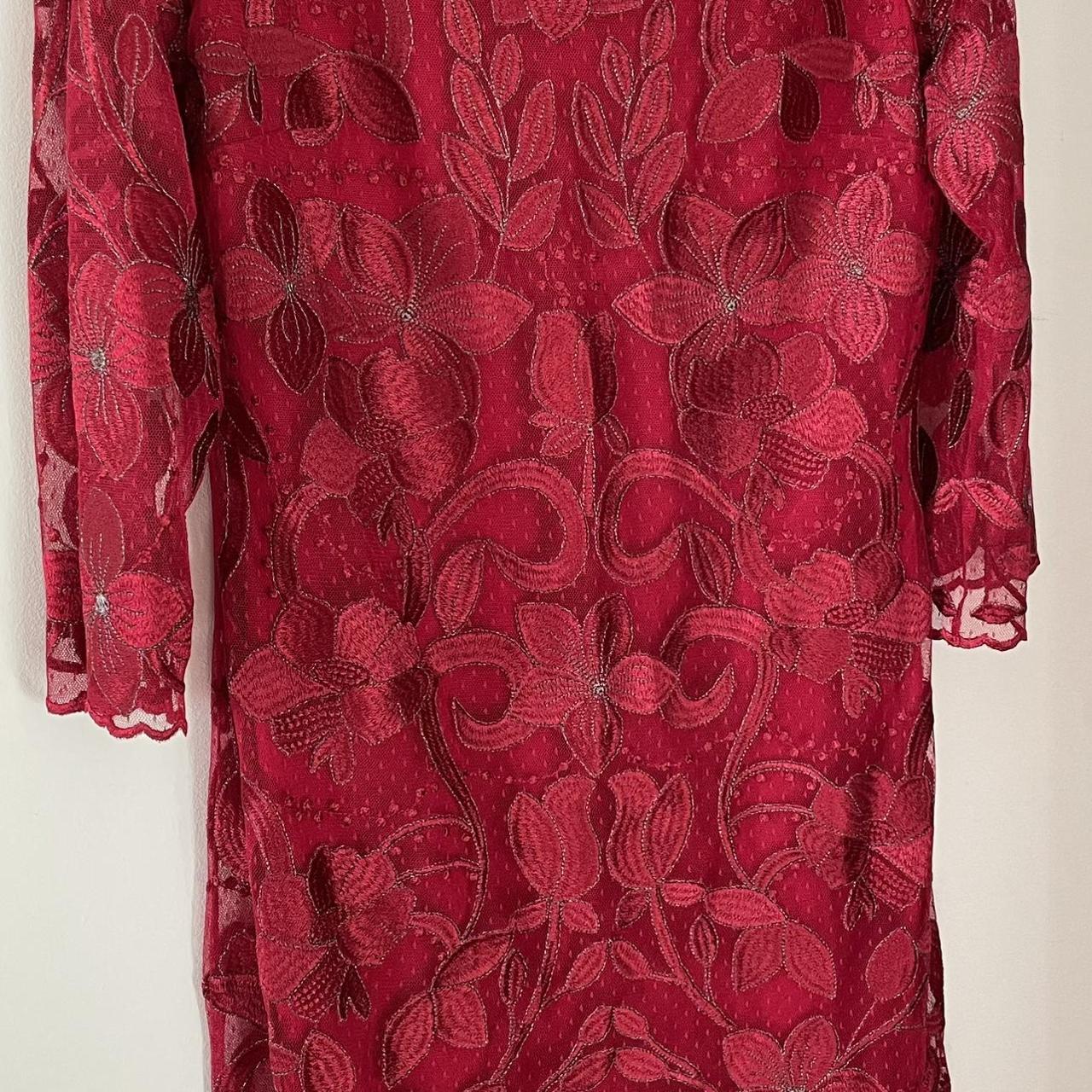 Phase Eight Women's Red Dress | Depop