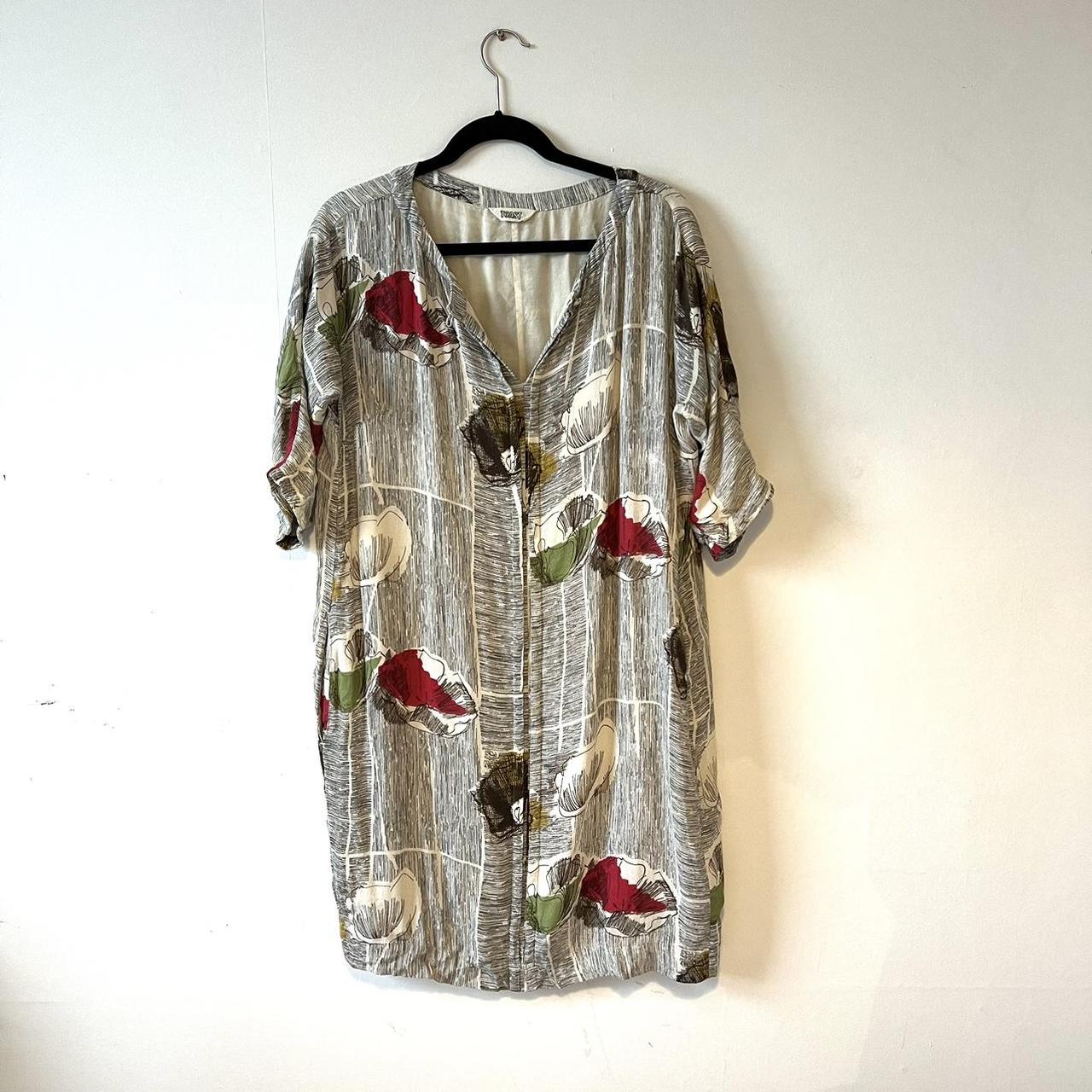Toast dress with floral pattern Loose fitting Toast... - Depop
