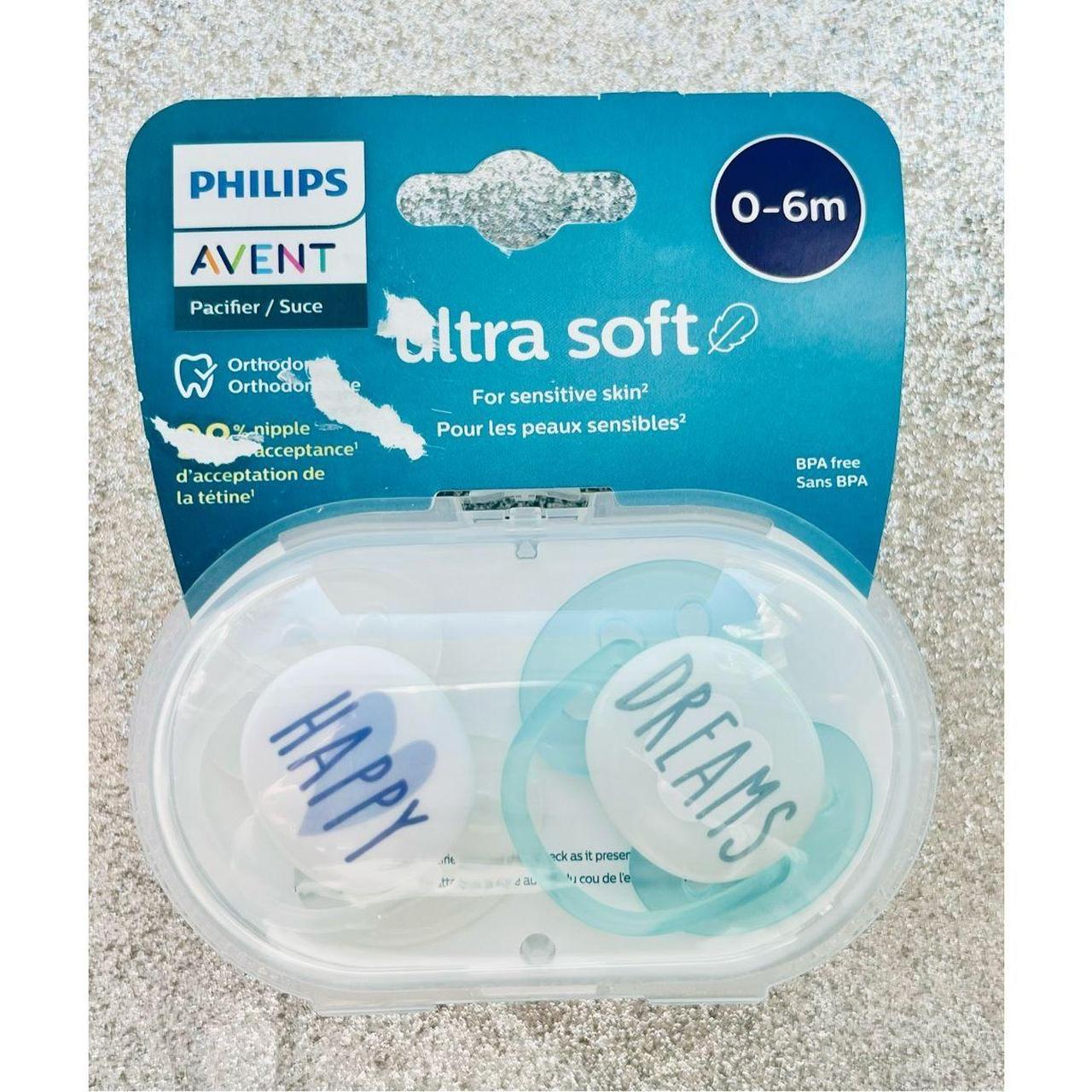 Philips Avent Orthodontic Pacifiers Ultra Soft 0-6... - Depop